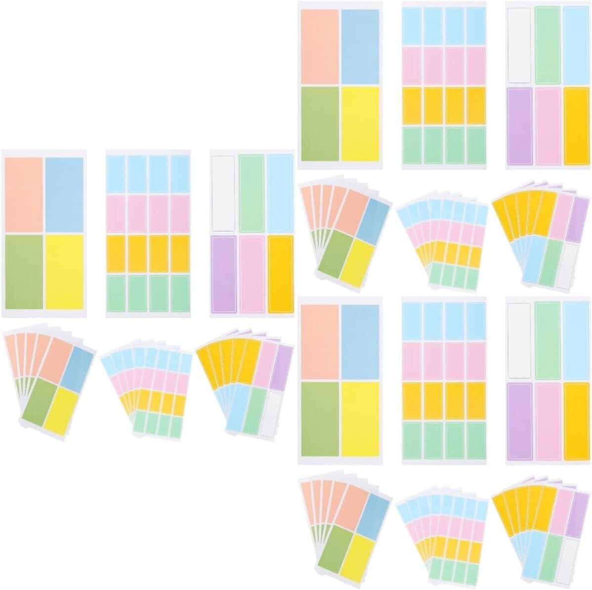 390 Pcs Sticky Notes Present Tags Sticker Letter Stickers Sticker ...