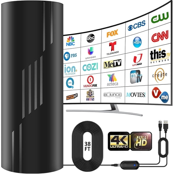 3900+ mile range TV antenna, 2026 digital TV antenna indoor/outdoor ...