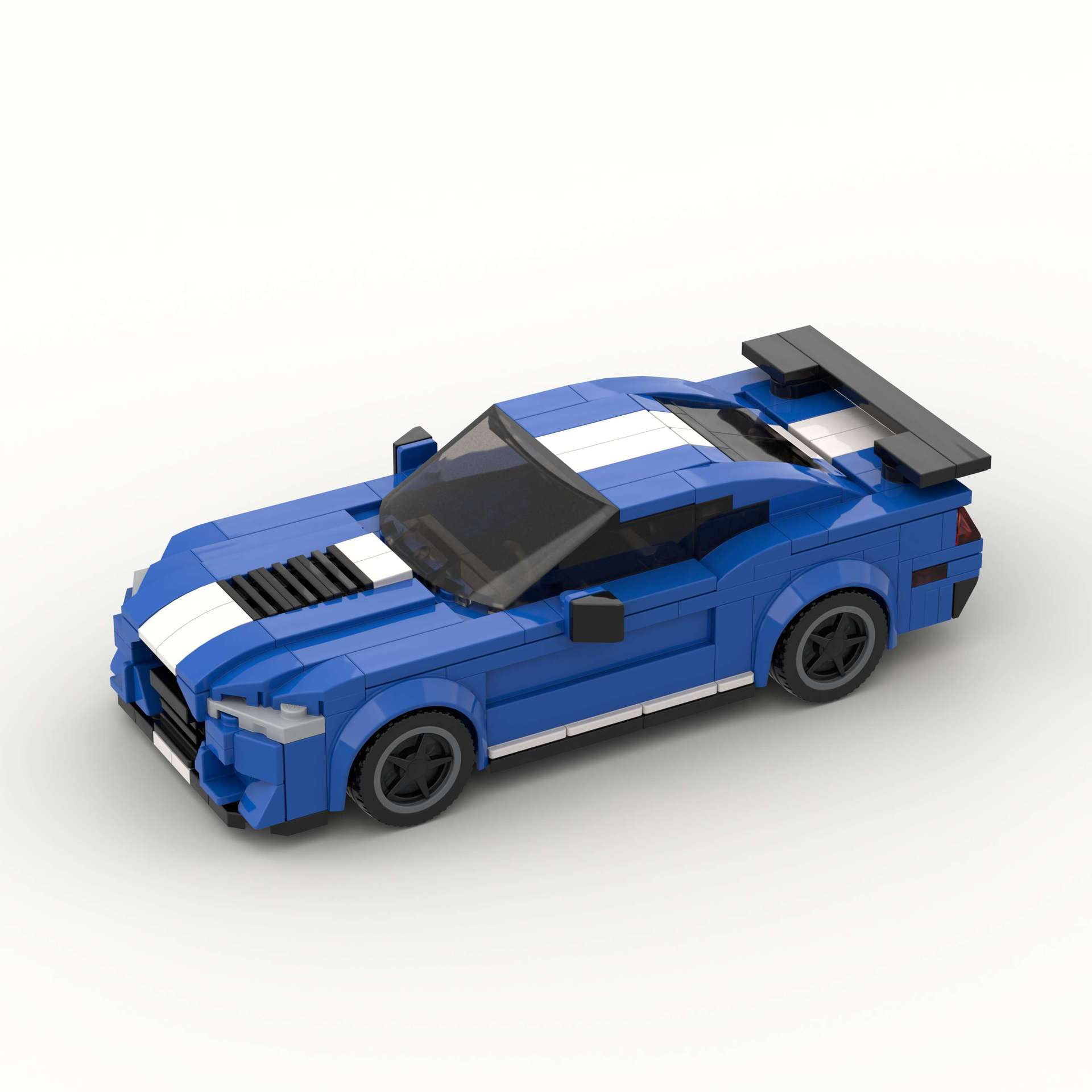 391 PCS Mustang GT500 MOC(compatible with mainstream brands)Speed ...