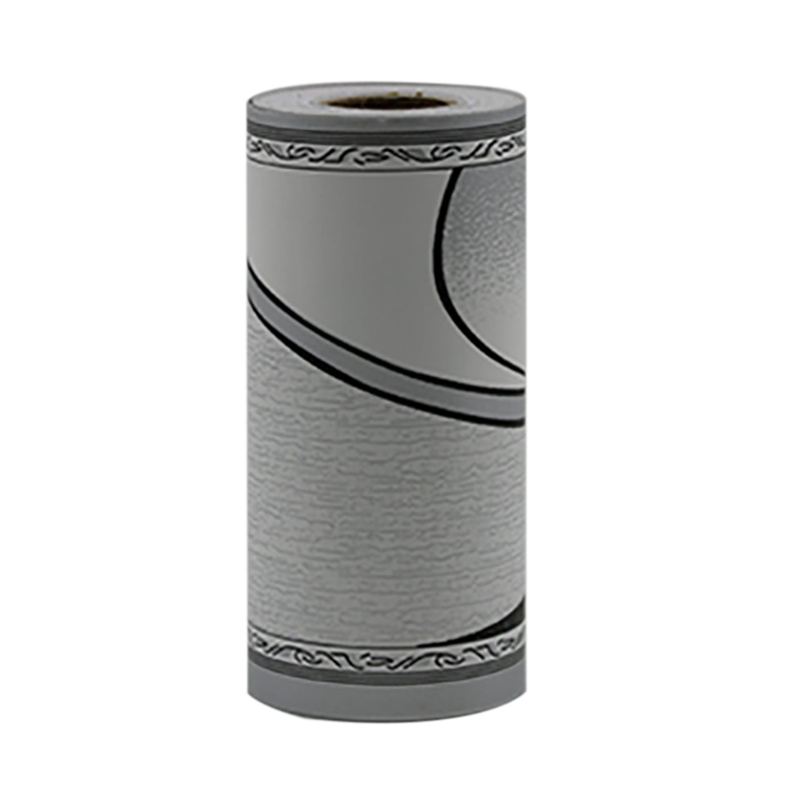 394 Inch Silver Gray Wave Pattern Wallpaper Border Peel Stick Wall
