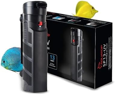 395 GPH Internal Filter - Crystal Clear Water - Fresh & Saltwater Use ...