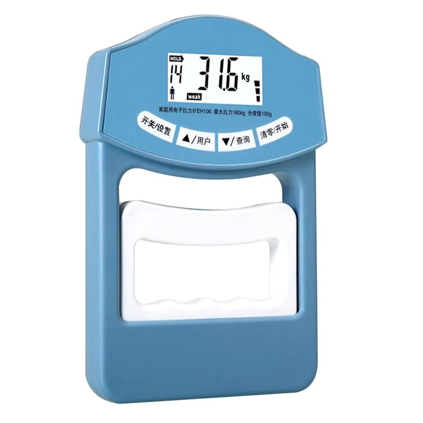 396Lb USB rechargeable Digital Hand Dynamometer Grips Strength Trainer ...