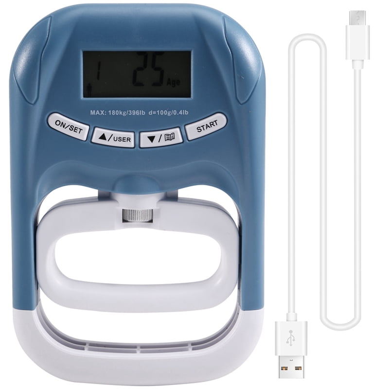 396Lbs/180Kg EH121 Digital Hand Dynamometer Hand Grip Strength Trainer ...