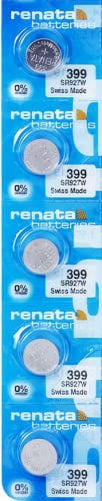 399 Watch Battery - Strip of 5 Batteries - Walmart.com