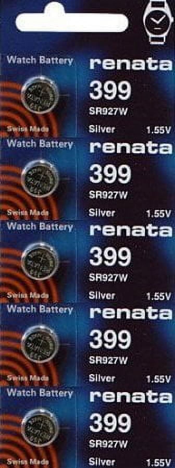 399 Watch battery - Strip of 5 Batteries - Walmart.com