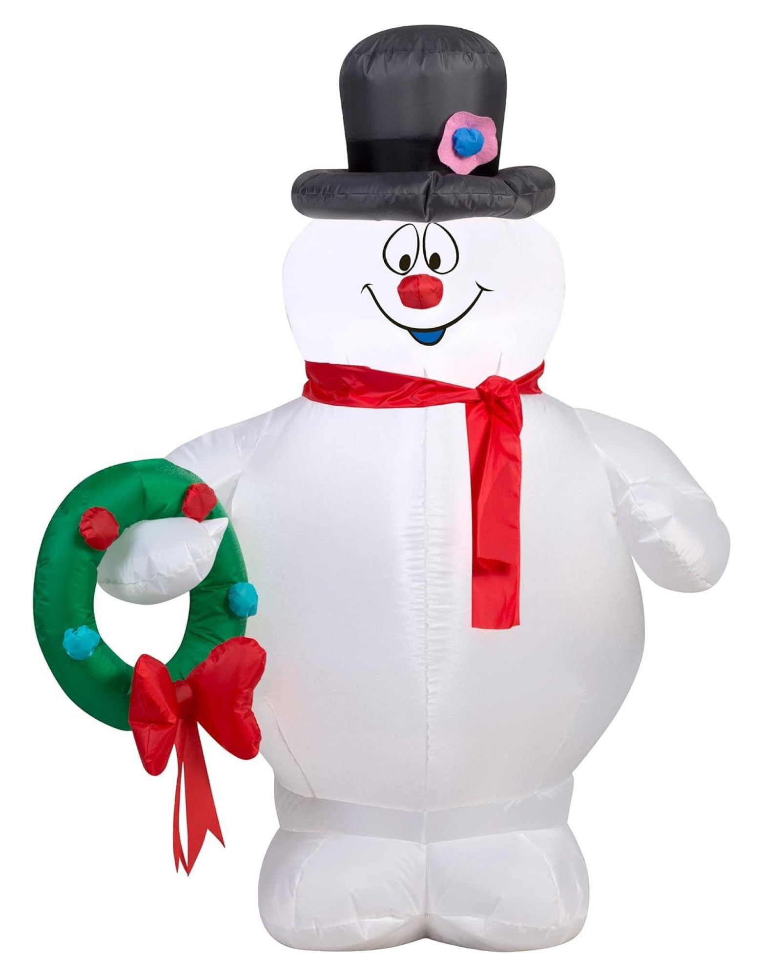 39909 Frosty The Snowman Inflatable, Multi - Walmart.com