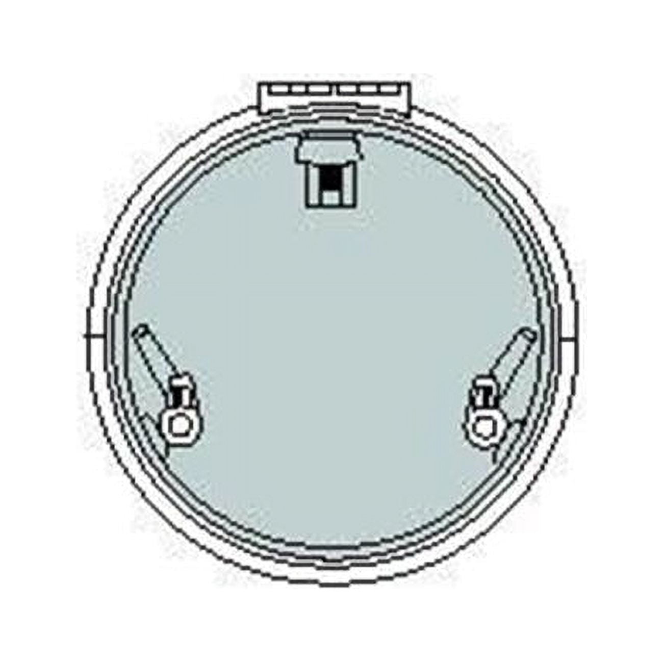 Lewmar Size 22 Low Profile Hatch Flange Base - Walmart.com