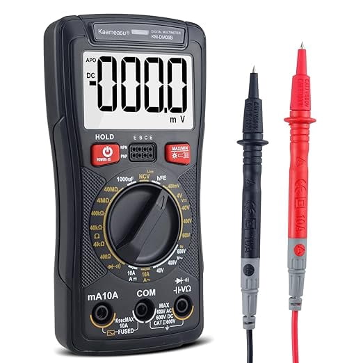 3999 Counts TRMS NCV Ohm Meter Bench Digital Multimeter Electric Smart ...