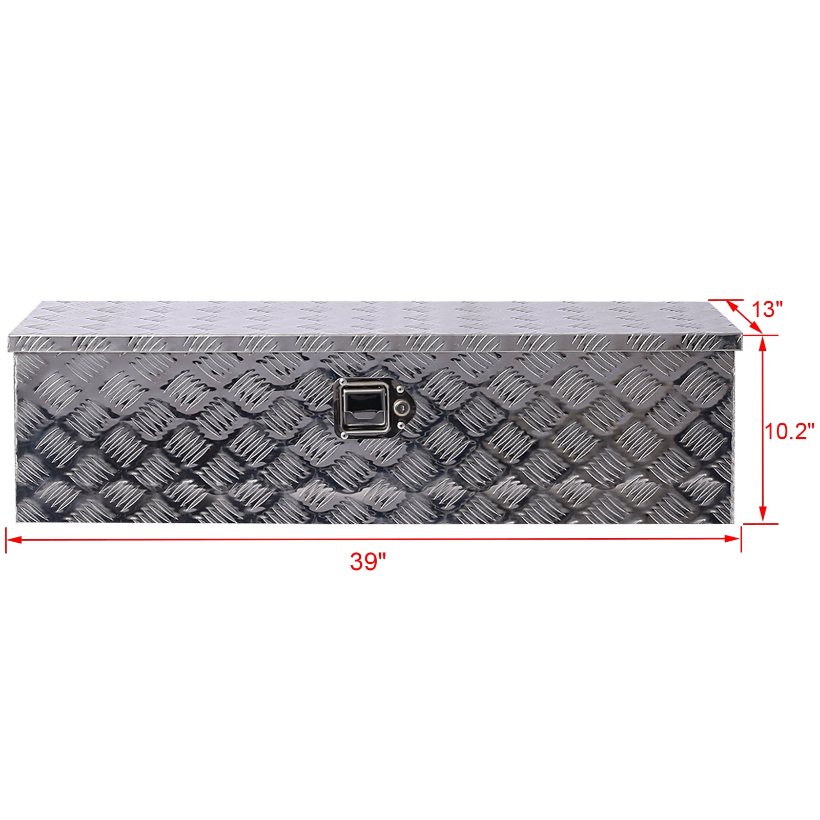 39Inch Aluminum Tool Box,Heavy Duty Truck Bed Tool Box,Outdoor Trailer ...