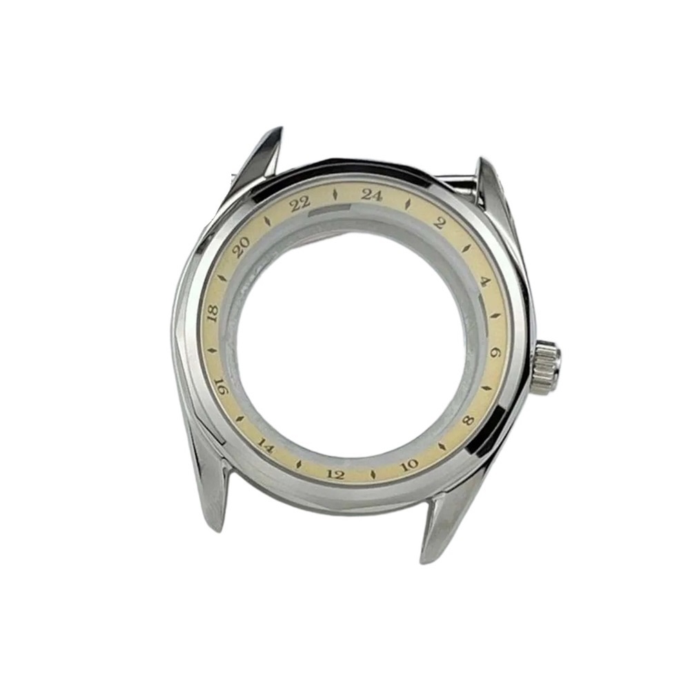 39MM Stainless Steel Sapphire Titanium Alloy Watch Case 22mm Watch ...