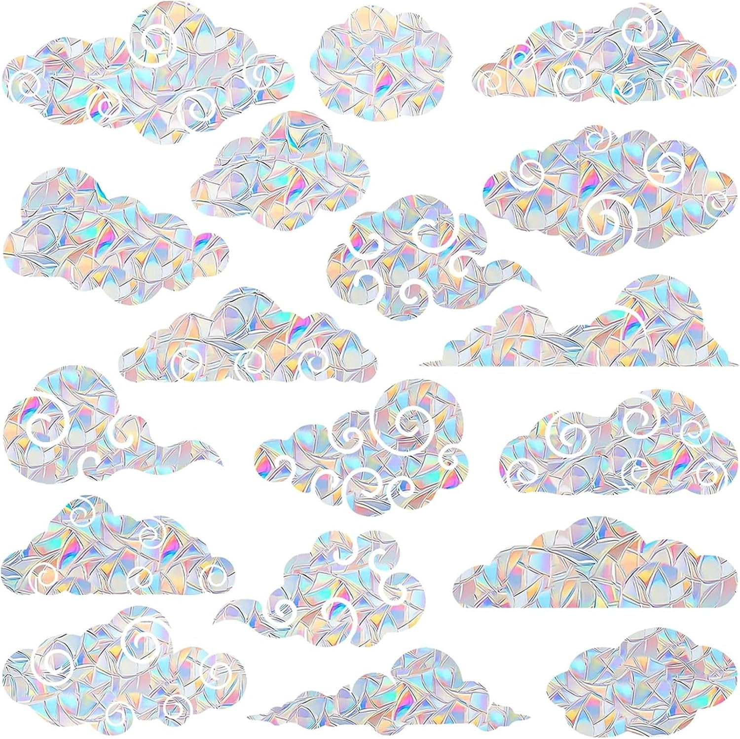 39PCS Window Flower Clings - Anti-Collision Window Decals To Save Birds ...