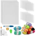 Embroidery Plastic Mesh Hordion 25-Piece Plastic Canvas Sheets - 5 ...