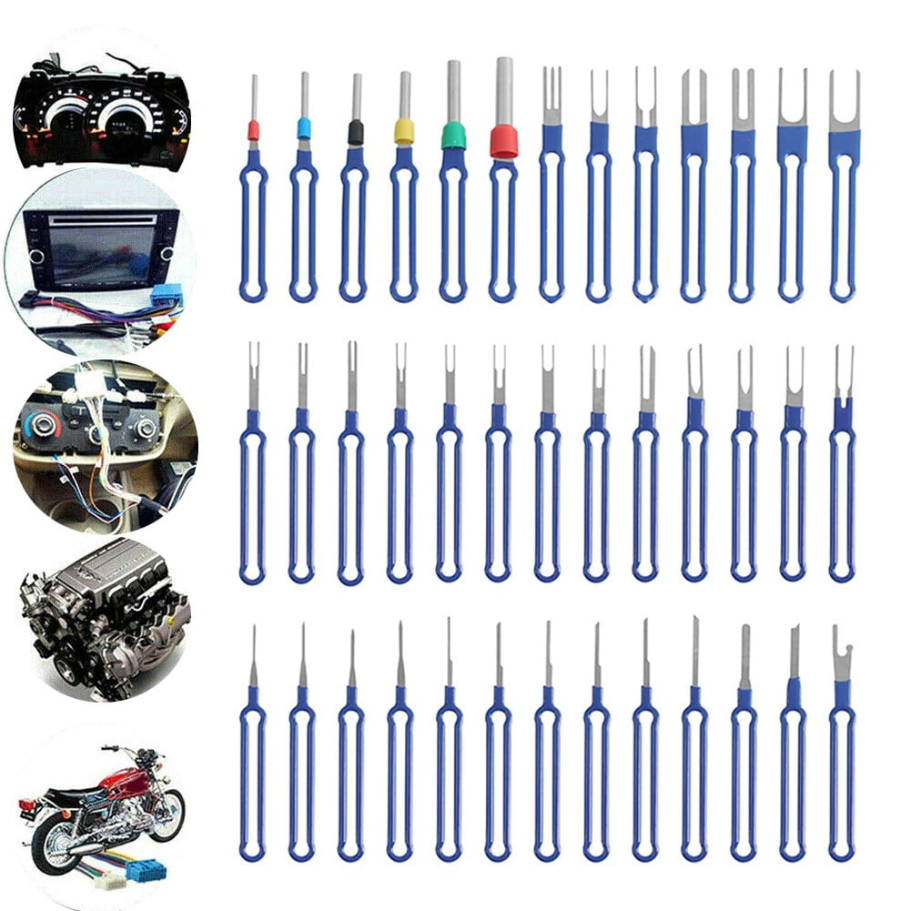 39Pcs Terminal Removal Tool Kit Depinning Tool Electrical Connector Pin ...