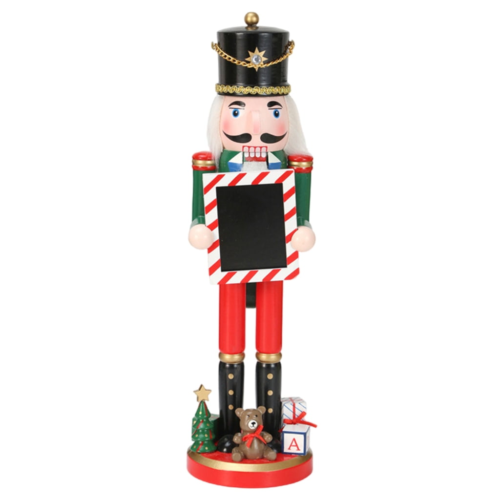 39cm Wood Nutcrackers King, Base, for Seasonal Fireplaces Accent Bright ...
