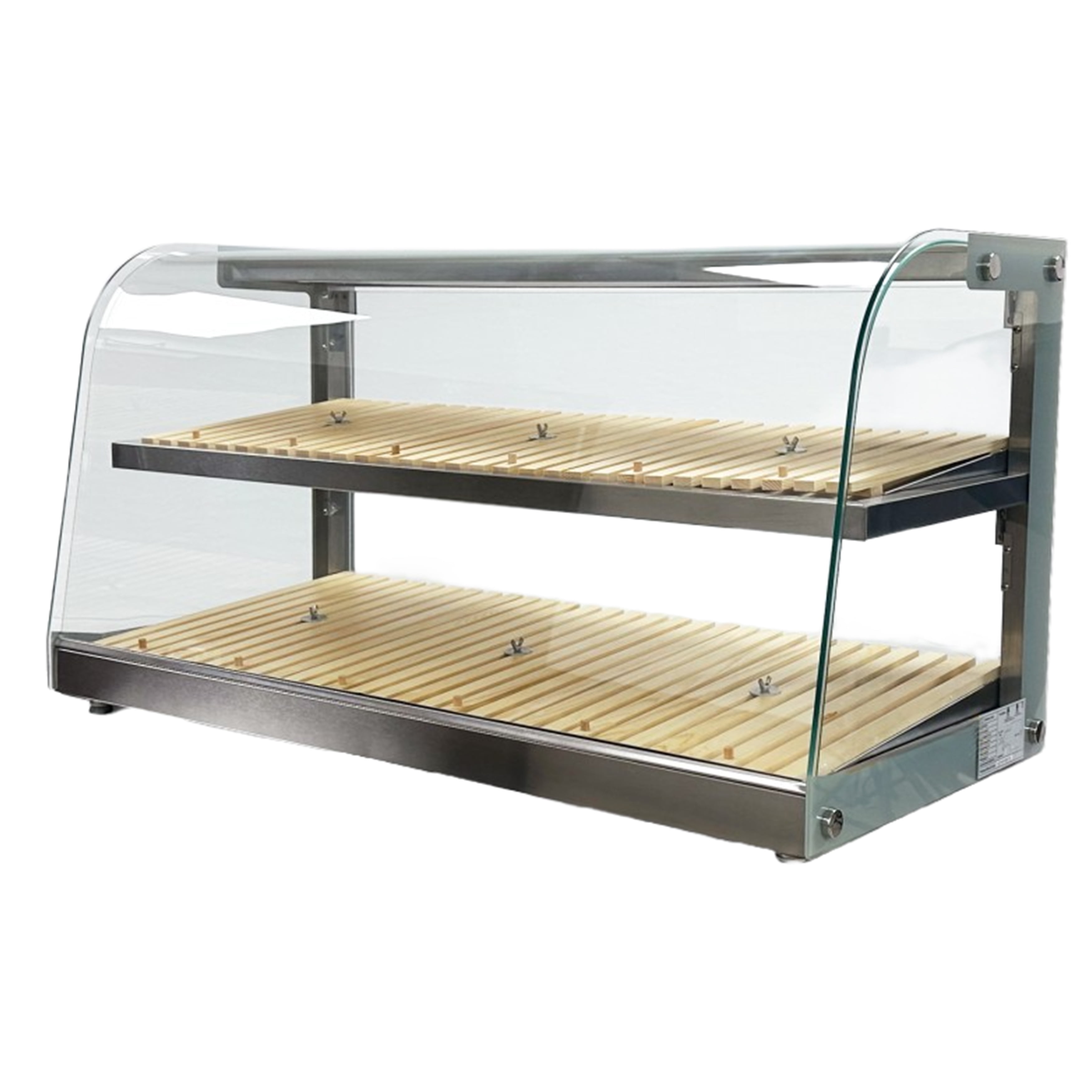 39in. Commercial Countertop Bakery Display Case 5.2 Cu.Ft. Curved Glass ...