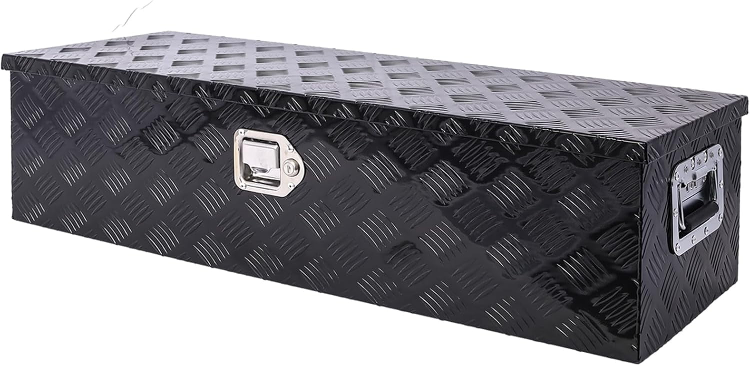 39inch Heavy Duty Aluminum Truck Bed Tool Box, Outdoor Trailer Pickup ...