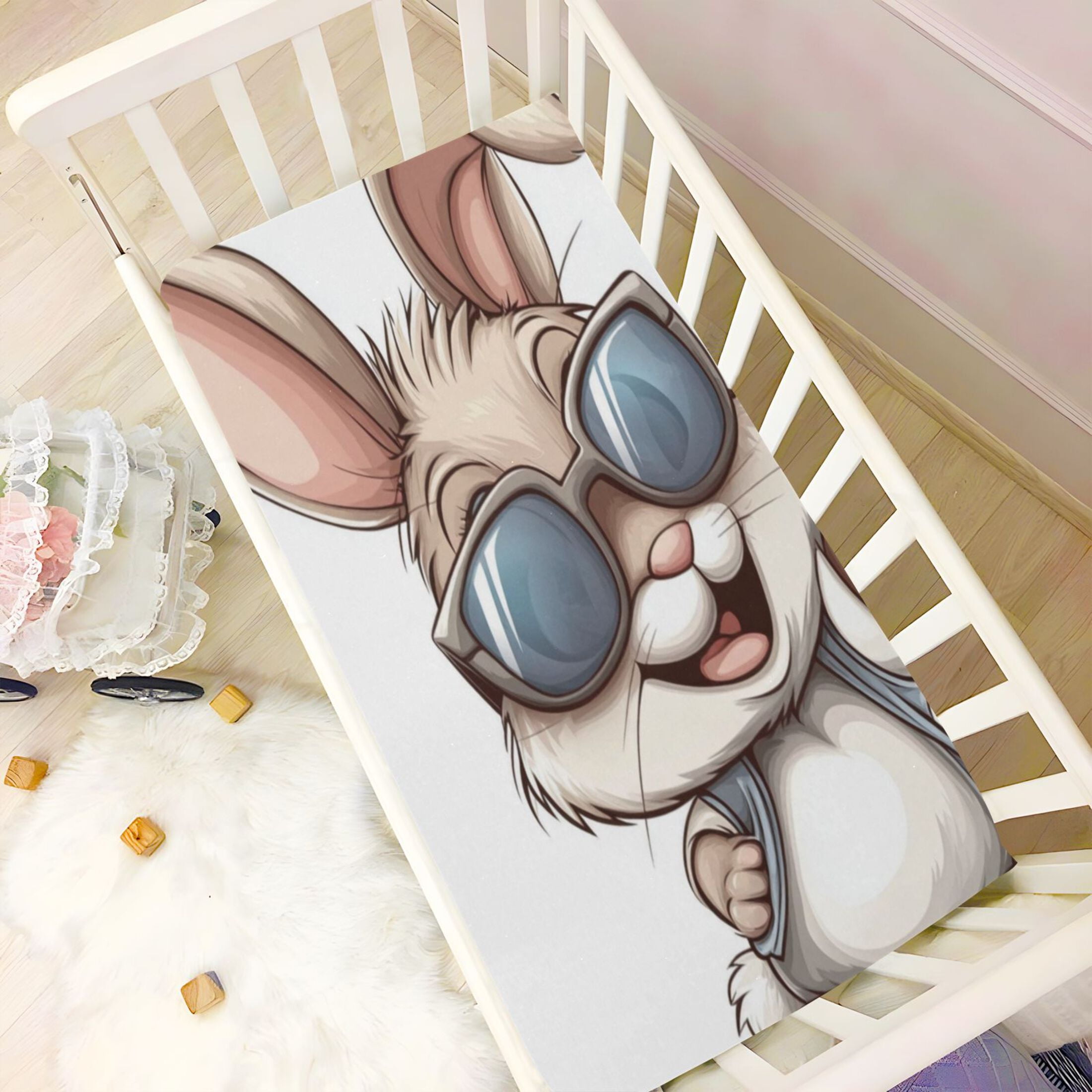 39x27x5in Soft Breathable Baby Crib Machine Washable Playard Sheets for ...