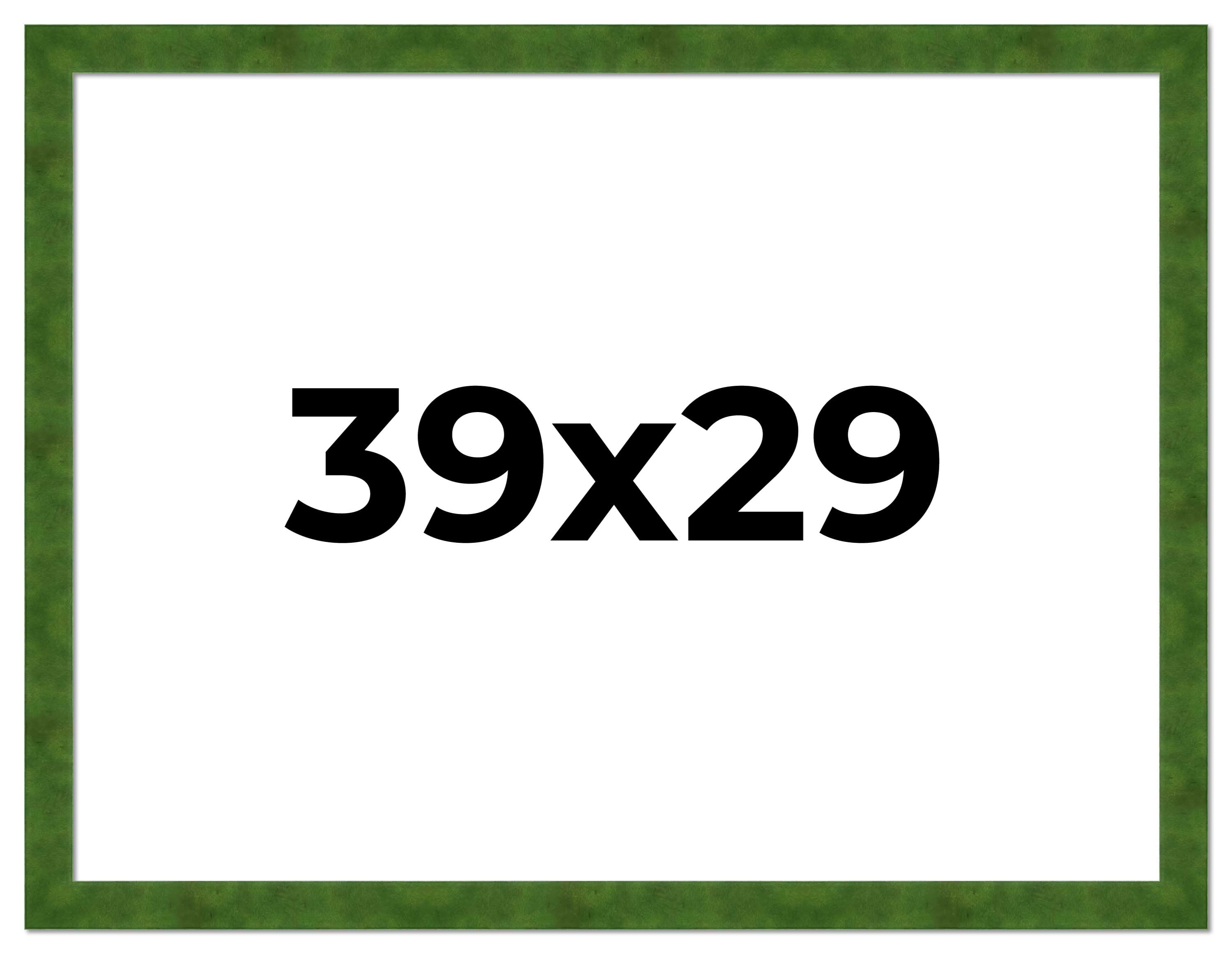 39x29 Frame Green Burl Solid Wood Picture Frame | 1.75 Inches Moulding ...