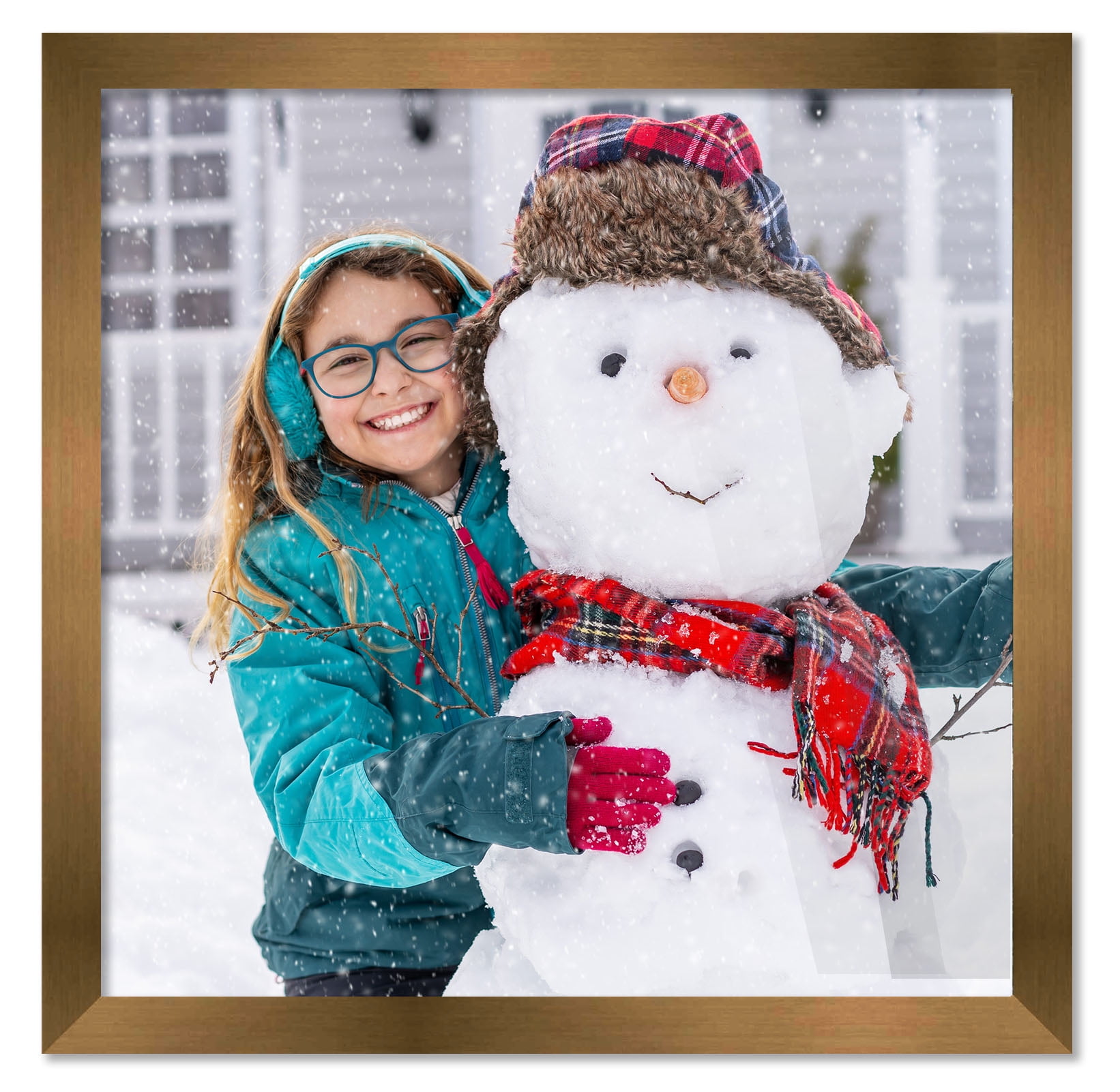 39x39 Frame Metallic Bronze Picture Frame - Modern Photo Frame Includes ...