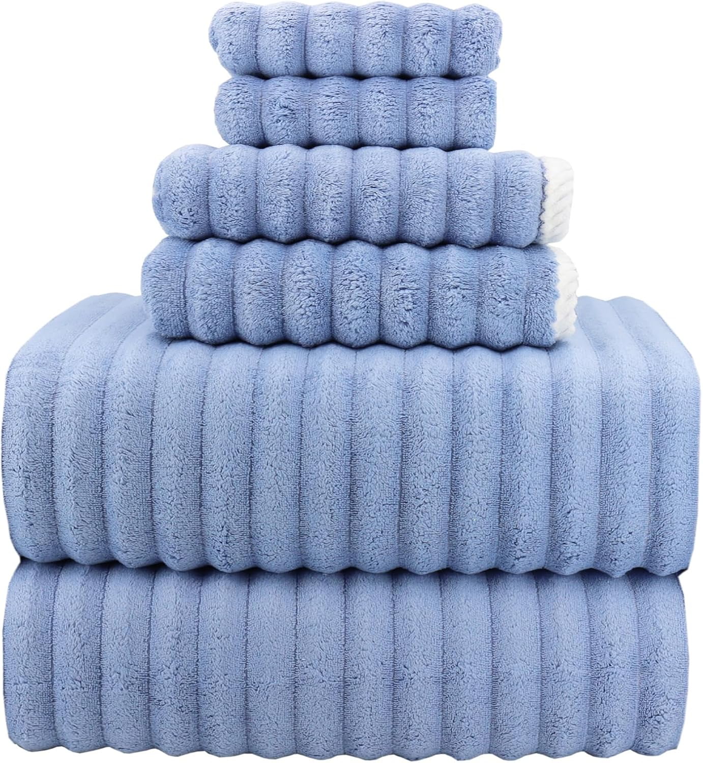 39x78 Inches Oversized Bath Sheets Towels Set of 6 Large Towels for ...