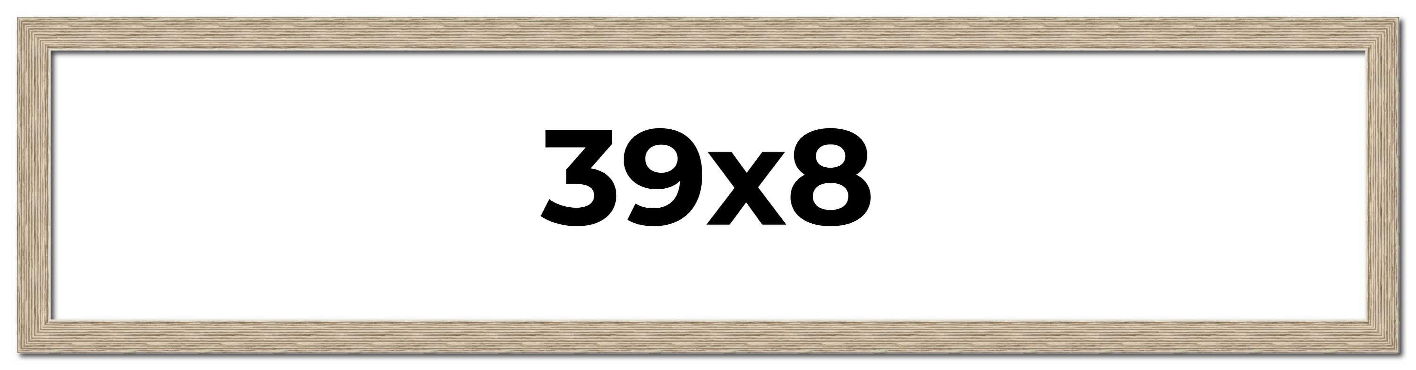 39x8 Frame Grey Solid Wood Picture Frame Width 1 Inches | Interior ...