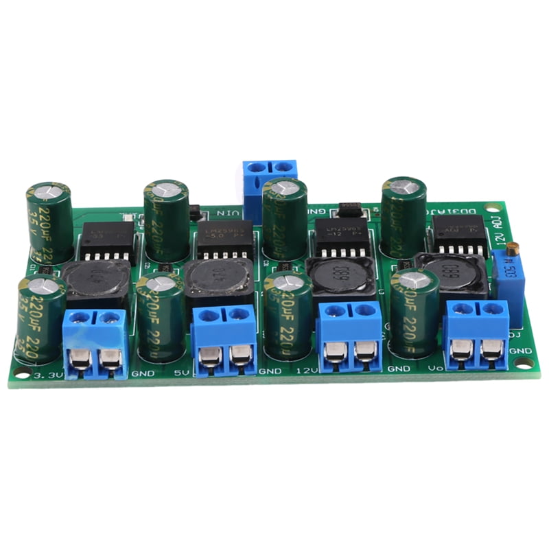 3A 4 Channels Multiple Switching Power Supply Module 3.3V 5V 12V ADJ ...