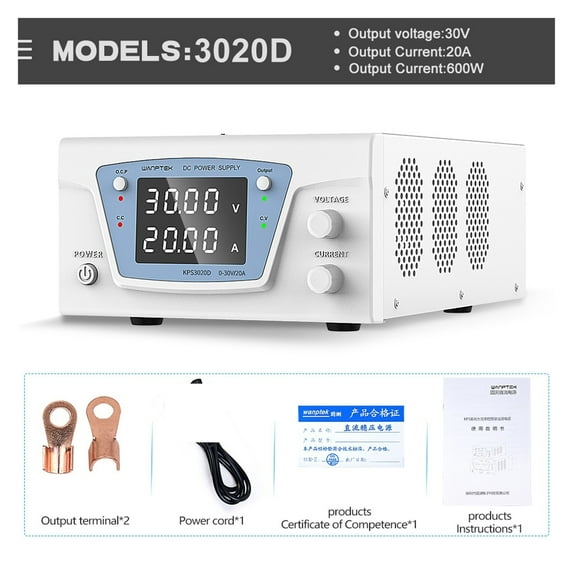 3A Adjustable Lab Dc Power Supply Bench Source Stabilized Digital ...