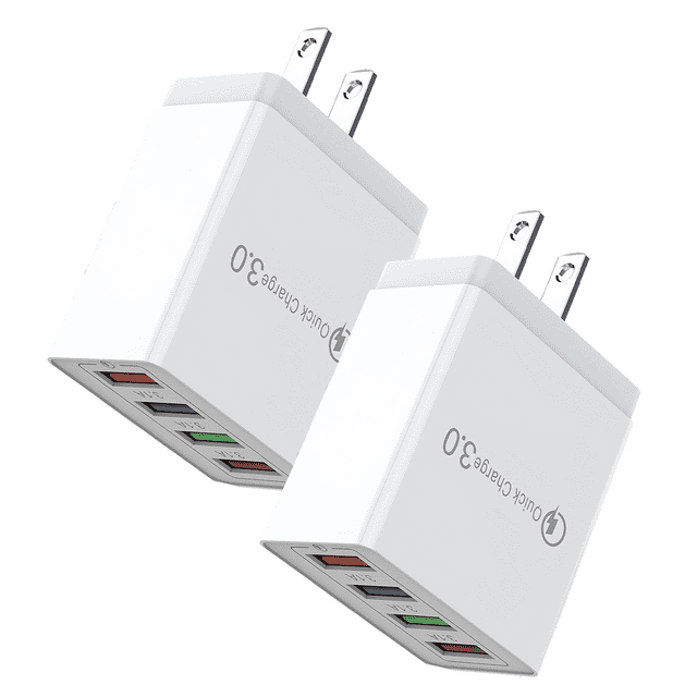 3A Four Port USB Wall Charger - Charger Fast Charging - USB Charger ...