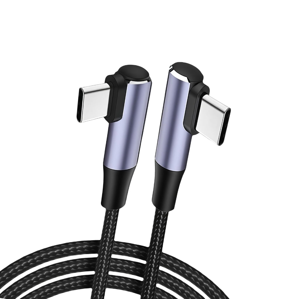 3A High Current Fast Charging Cable 90 Degree Angled Design Charging ...
