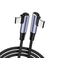 3A High Current Fast Charging Cable 90 Degree Angled Design Charging ...