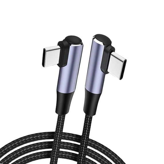 3A High Current Fast Charging Cable 90 Degree Angled Design Charging ...