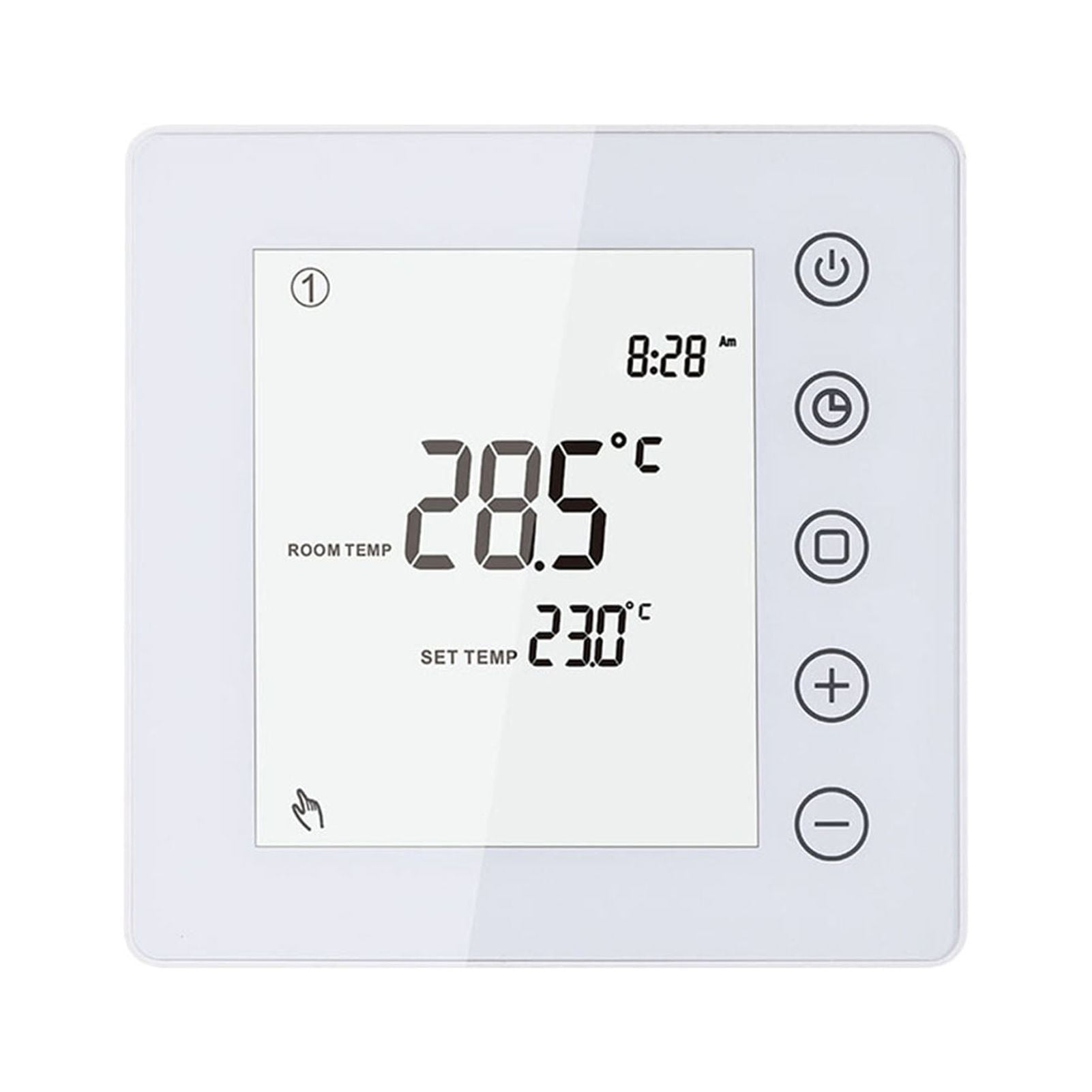 3A Water Heating Thermostat LCD Touchscreen Digital Heating Thermostat ...