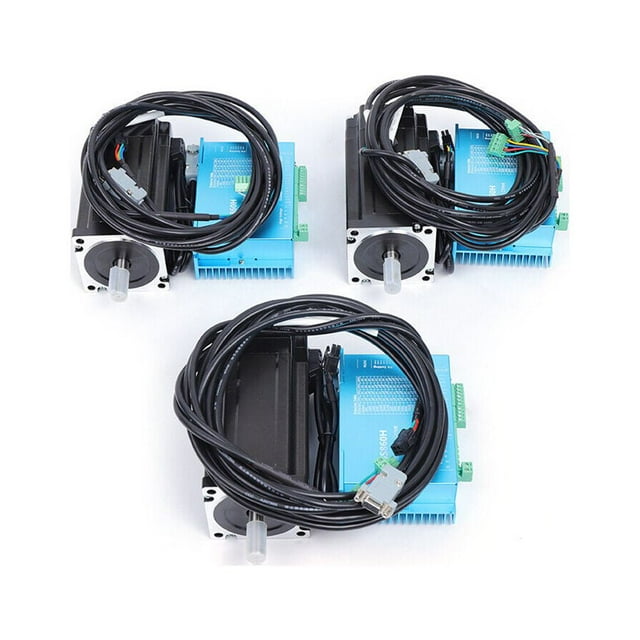 3Axis NEMA34 Closed Loop Stepper Motor Hybrid Servo Driver Kit for CNC Engraving - Walmart.com