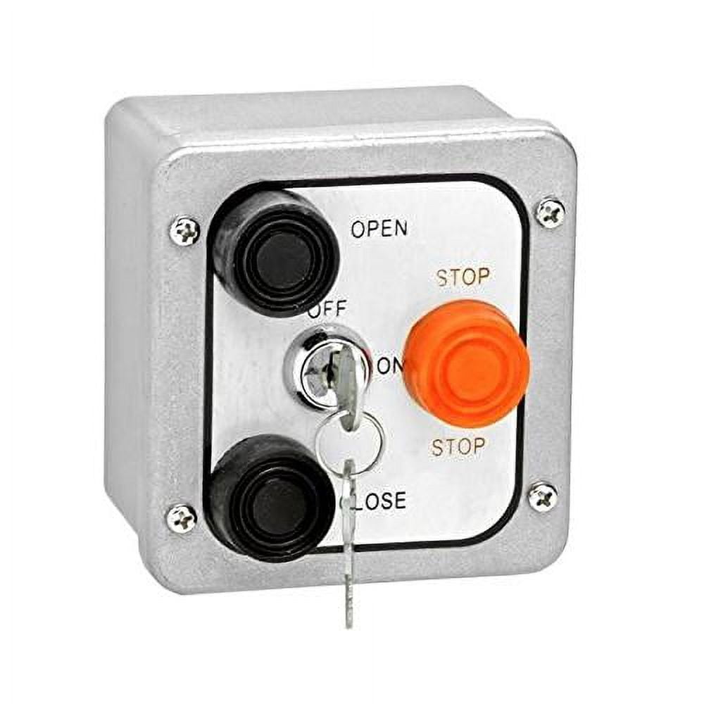 3BXL Nema 4 Exterior Three Button W/Lockout Surface Mount Control ...