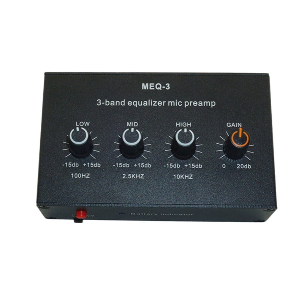 3Band Equalizers Balanced Mic Preamp Mic Preamplifier High Medium Low ...