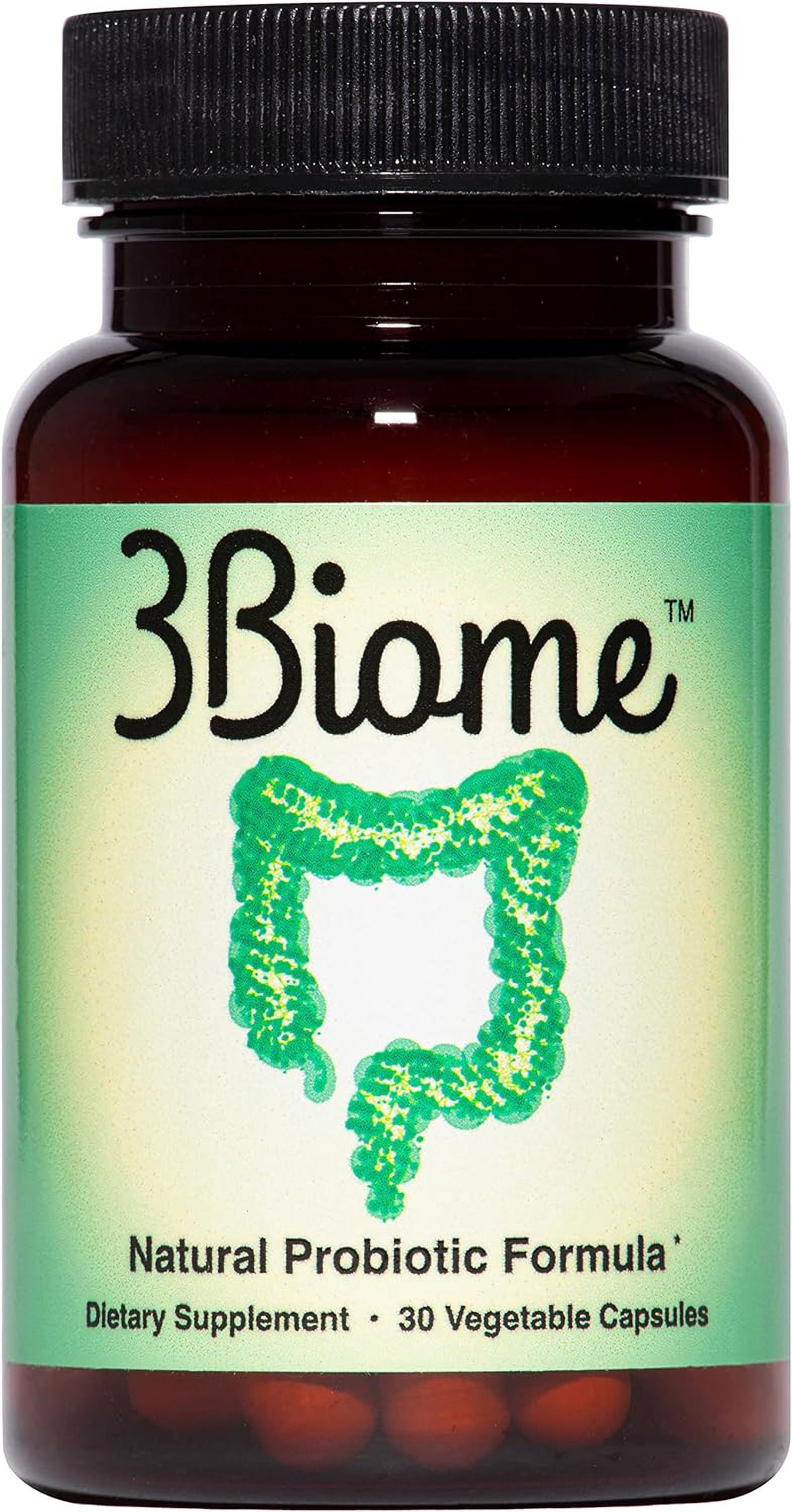 3Biome - Natural Probiotic Supplement - Non-GMO, Vegan, Gluten-Free ...