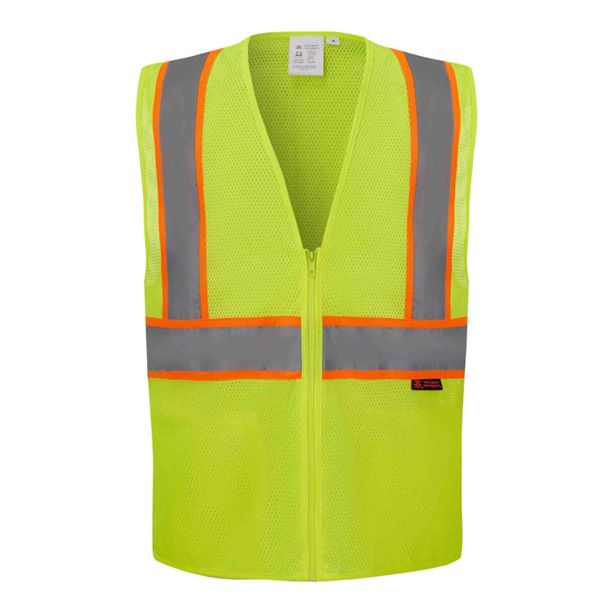 3C Products ANSI/ISEA 107-2015 Class 2 Light Weight Safety Green Cool ...