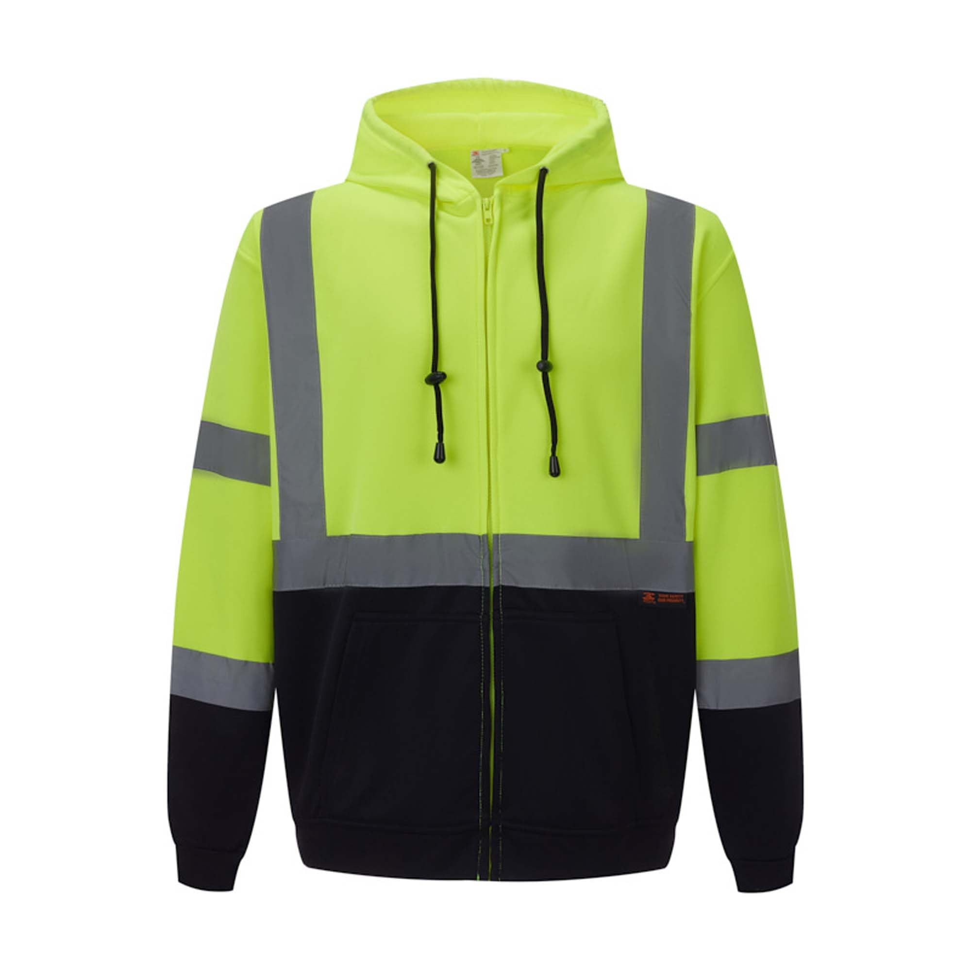 3C Products ANSI/ISEA 107-2015 Class 3 Ultra Soft Fleece Safety Green ...