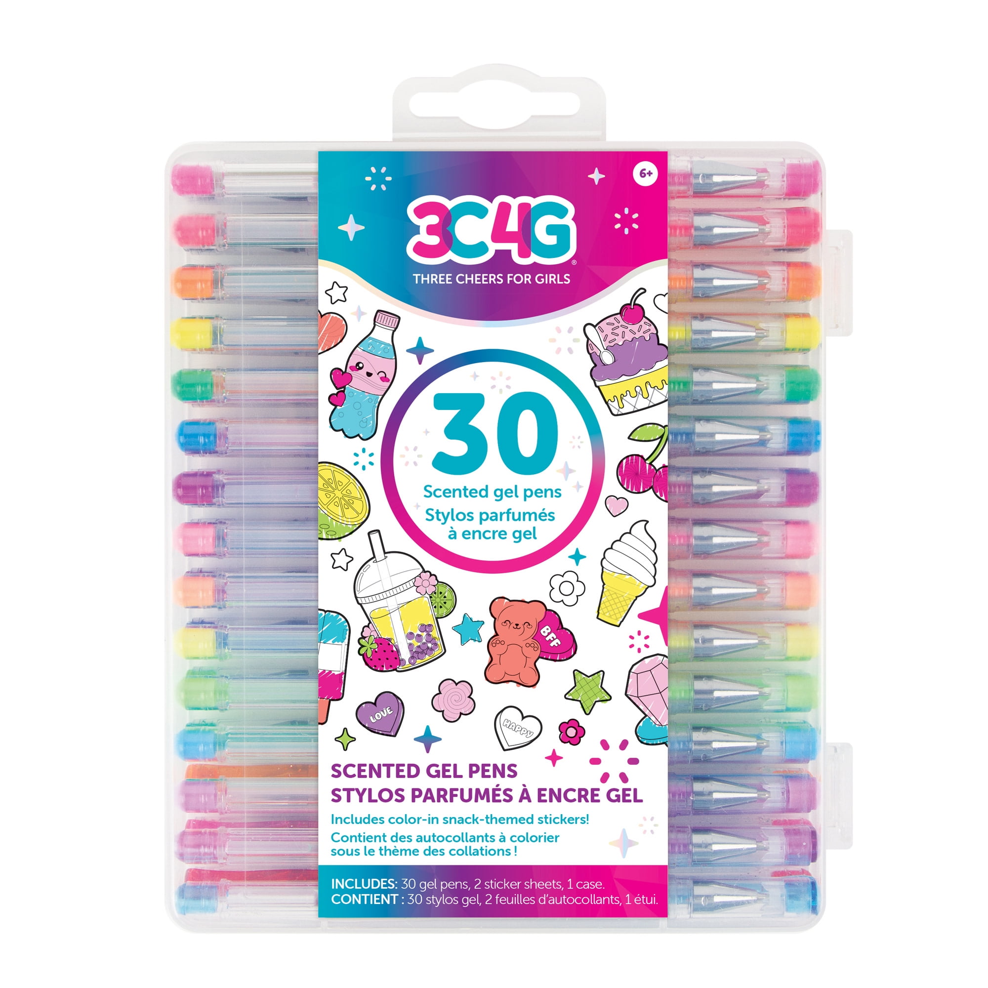 3C4G: 30 Scented Gel Pens Set - Walmart.com