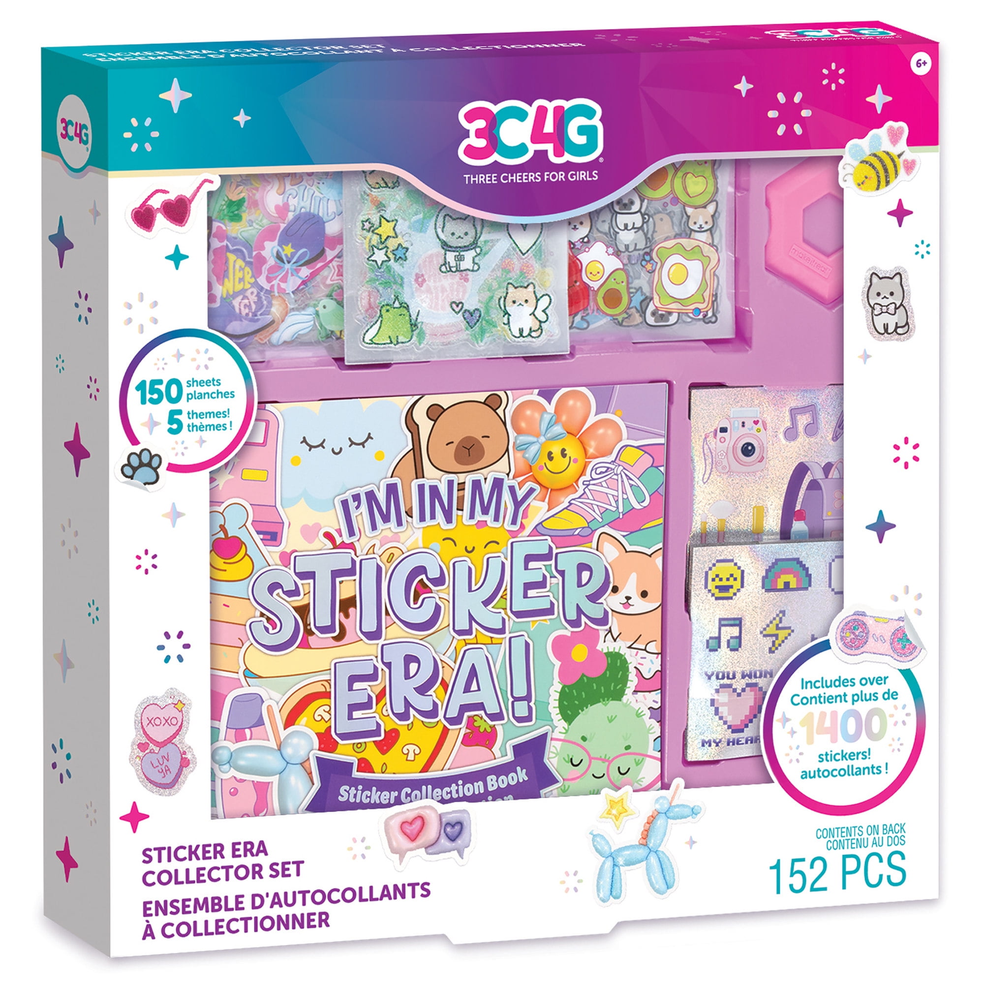 3C4G: I'm In My Sticker Era Collector Set - 150 Sheets, 1400+ Stickers ...