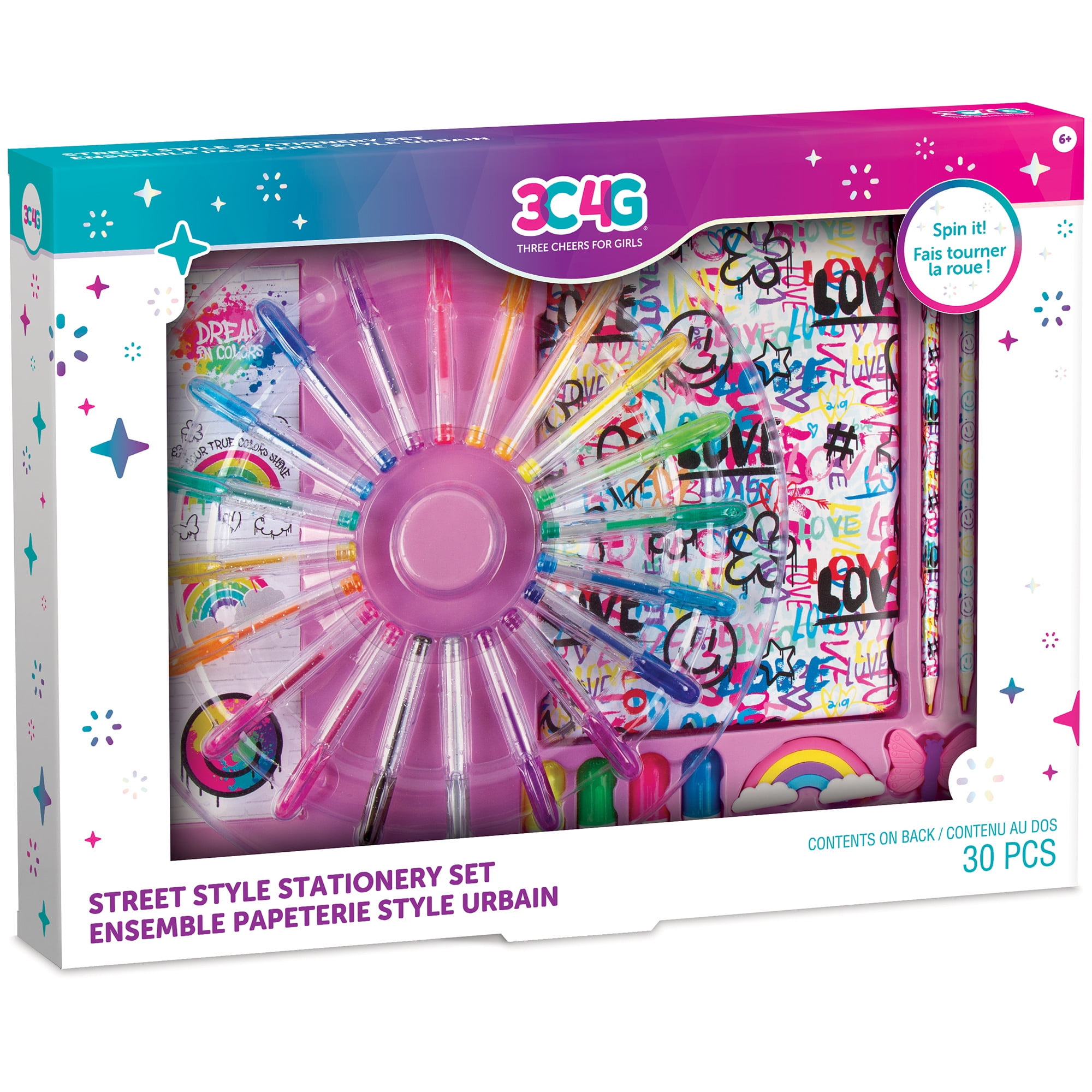 3C4G: Street Style 30 Piece Stationery Set - Includes 20 Mini Gel Pens ...