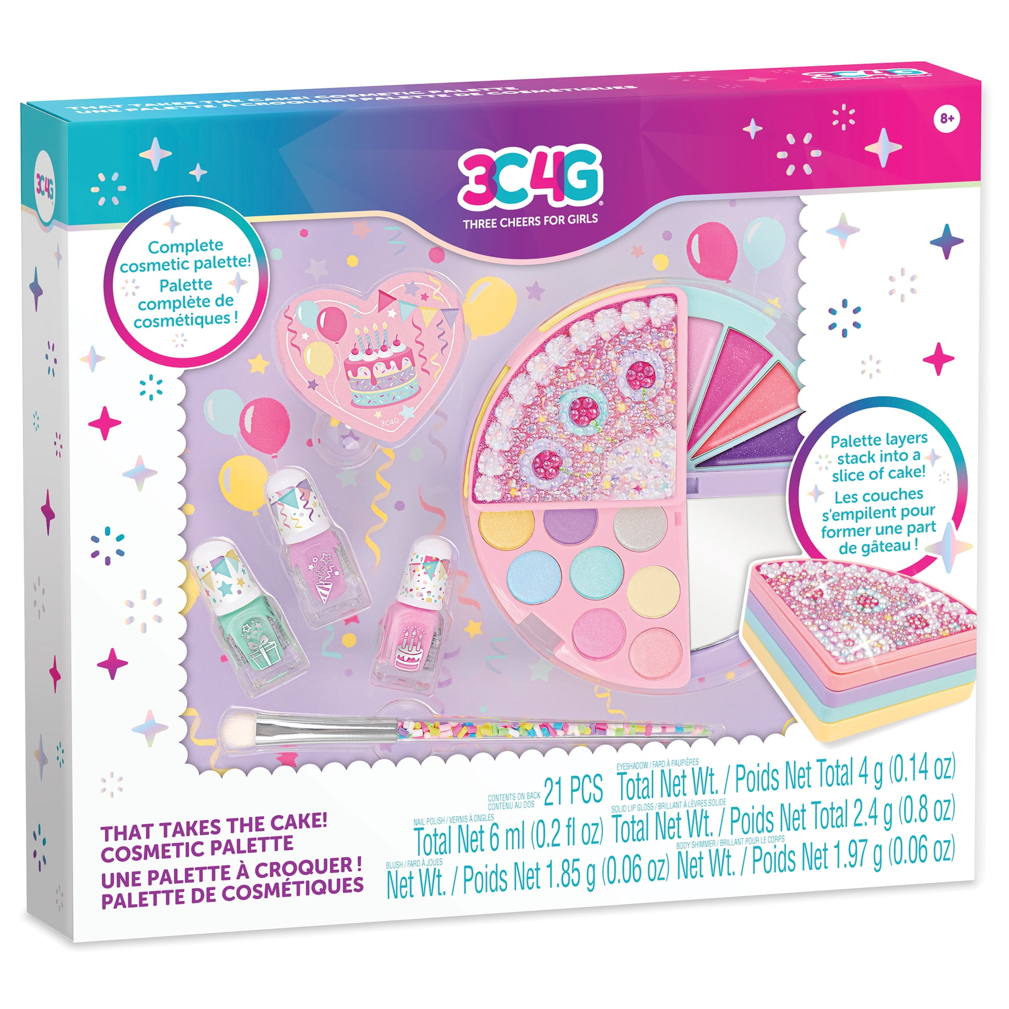 3C4G: That Takes the Cake! Cosmetic Palette - 21pc Shaped Complete ...