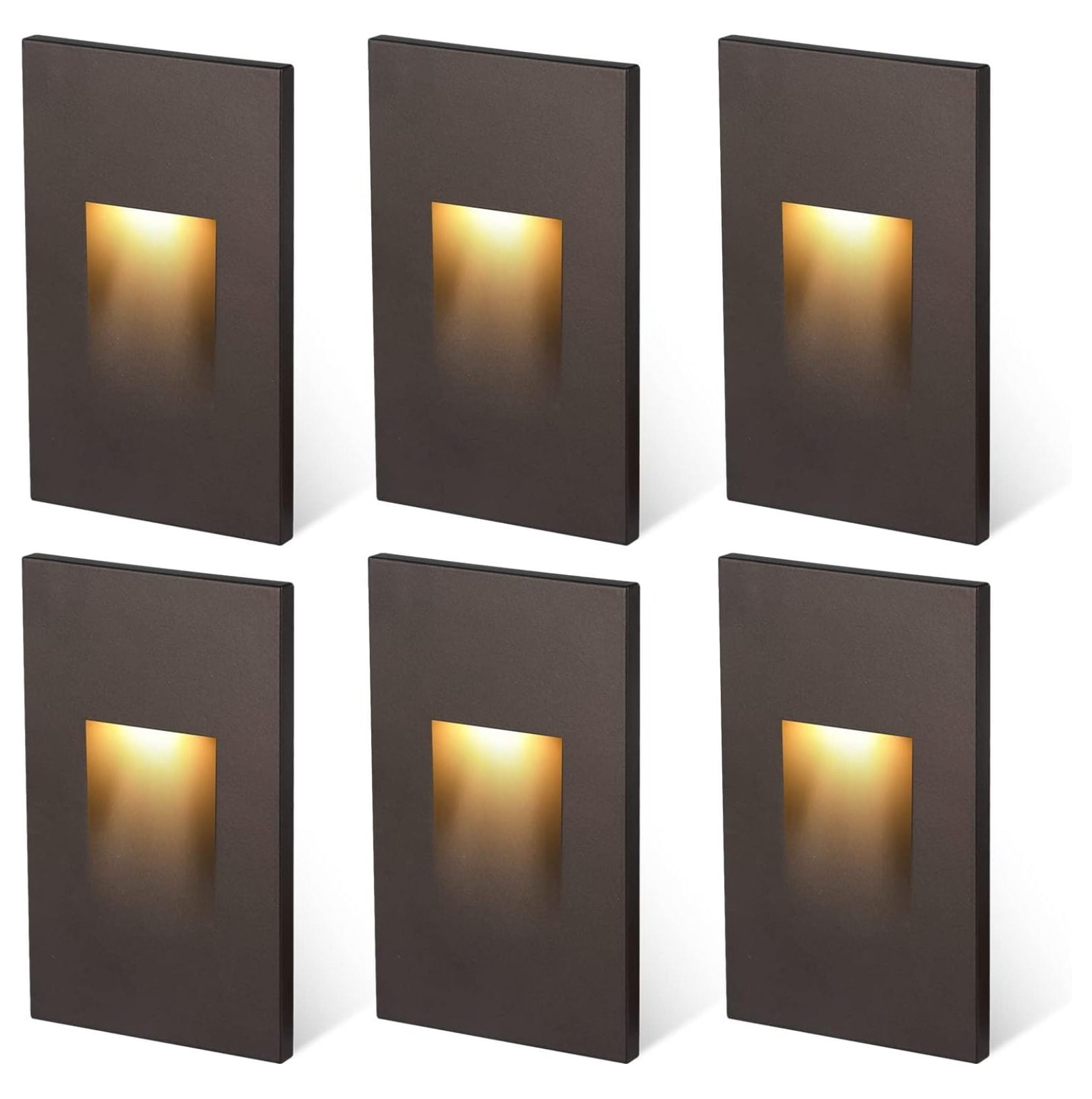 3CCT 120V LED Step Lights, 3.5W 65lm, 5%-100% Dimmable Stair Lights ...