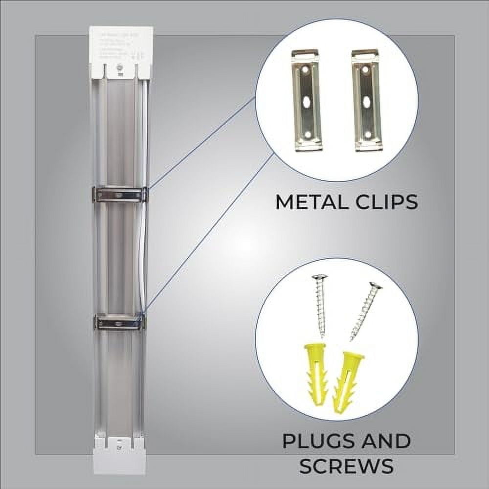 3CCT 2FT LED Batten Light 20W 2000 Lumens, 2700K/4000K/5000K Selectable ...