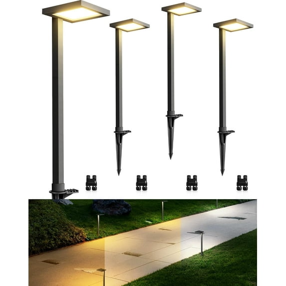 3CCT Low Voltage Pathway Lights Wired Outdoor 5W 3000K Anti Glare LED ...