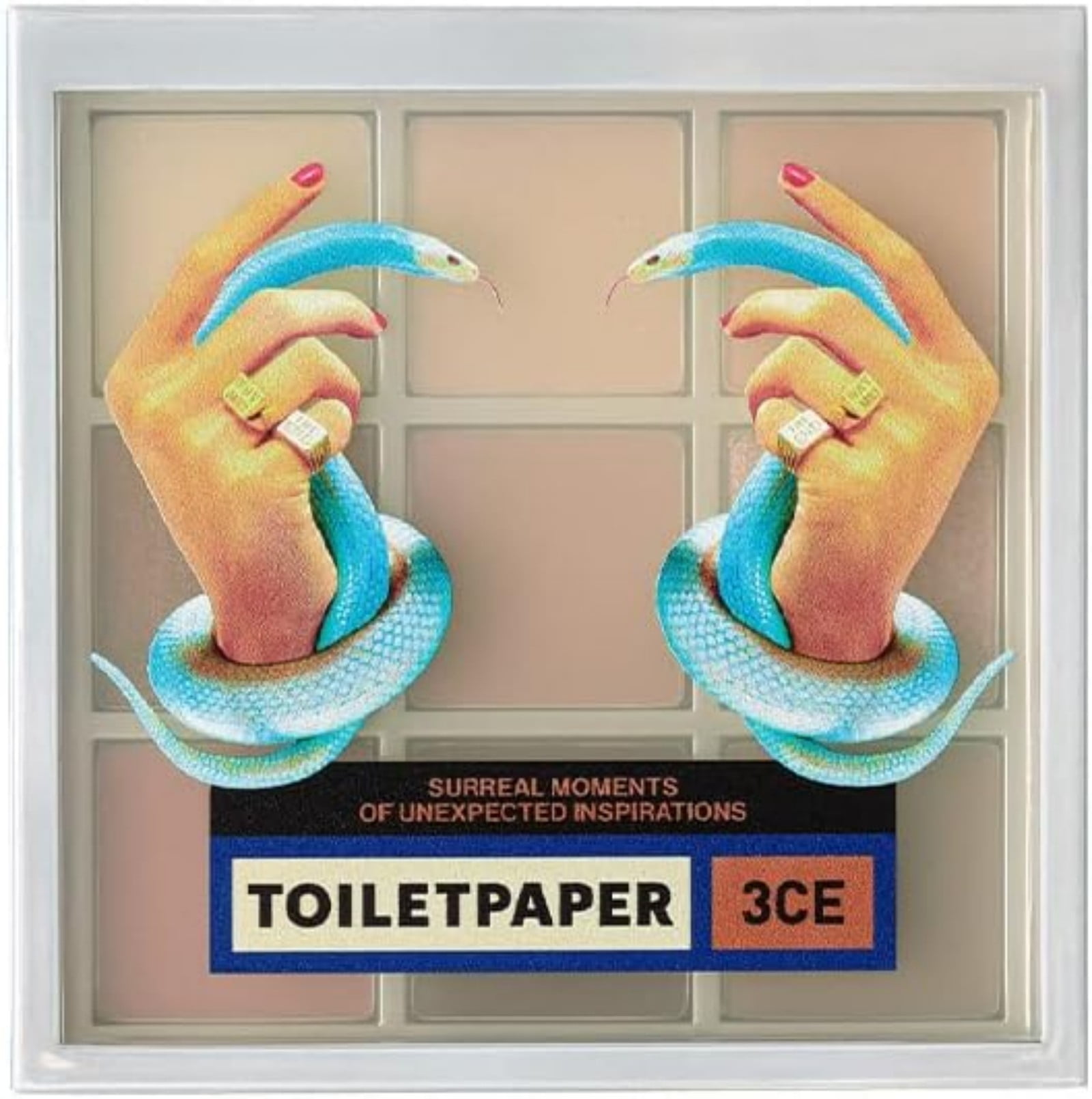 3CE SPLIT SECOND Multi-Color Multi-Function Eye Shadow Plate #ROSY MUHLY Pink Rose "Snake Plate ...