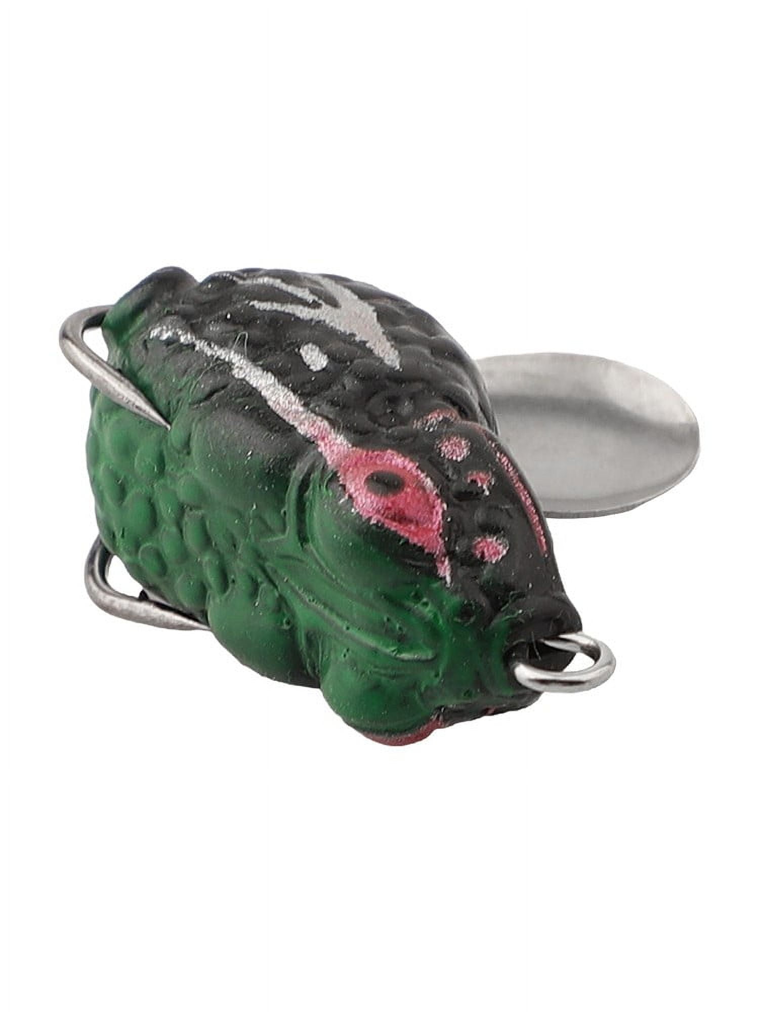 3Cm/4.3G Soft Jumping Frog Lure With Dual Hooks Snakehead Handy Fishing ...