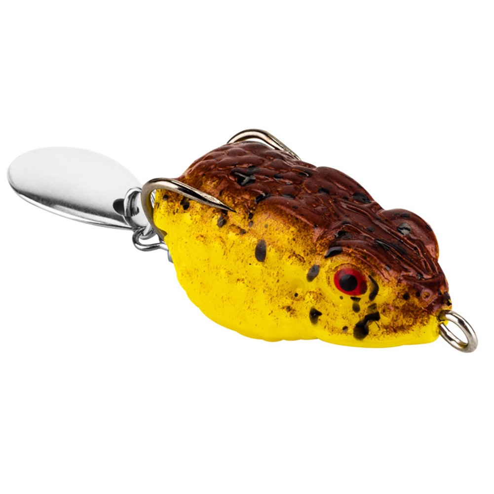 3Cm/4.3G Soft Jumping Frog Lure With Dual Hooks Snakehead Handy Fishing ...