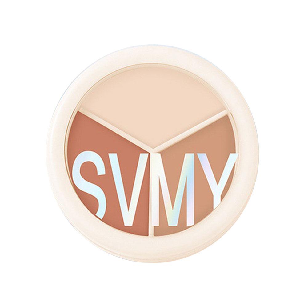 3Color Concealer Palette Cream Texture Covers Acne Mark Dark Circles ...