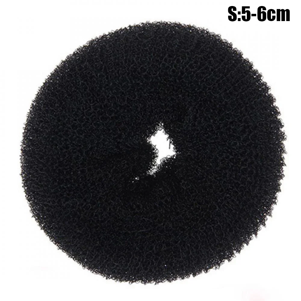 3Colors Magic Roll Foam Sponge Women Hair Bun Maker Donut Hair Styling ...